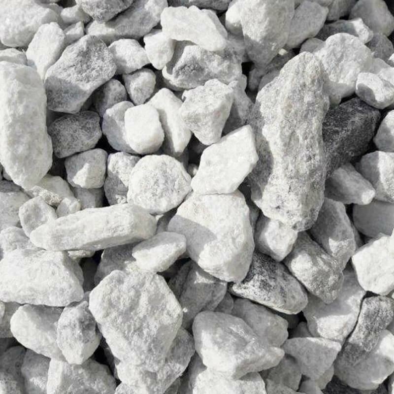 White Marble Aggregate Rock - Triple Tree Nurseryland