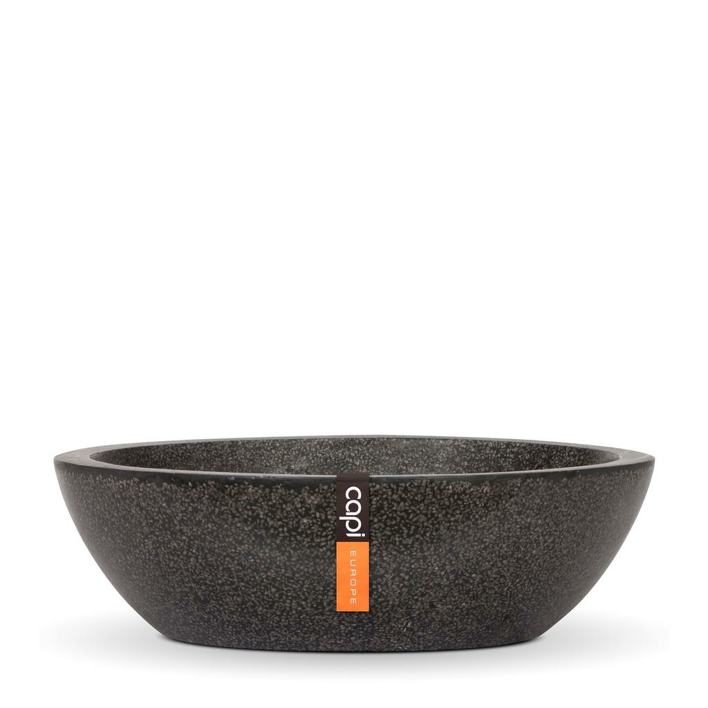 Bowl flat Lux 34x9 black - Triple Tree Nurseryland